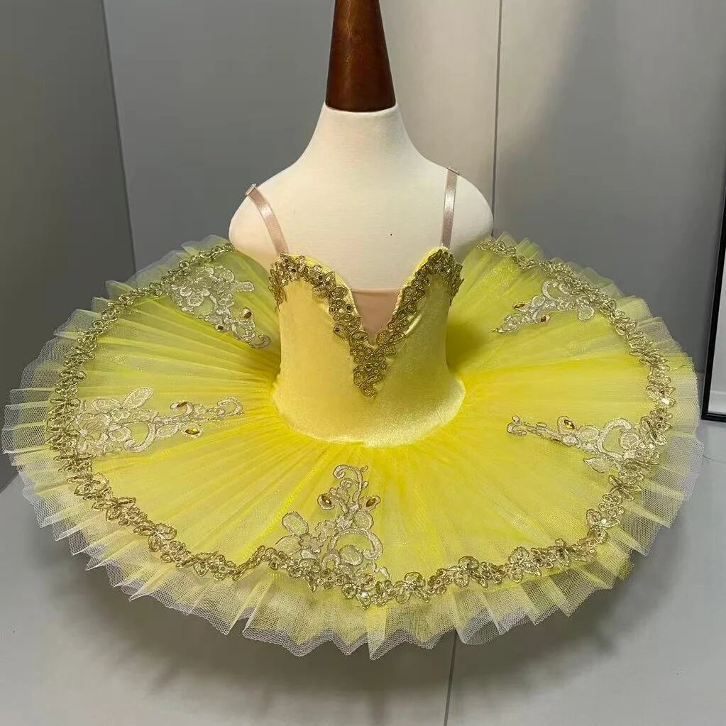 Балетная пачка LEVIONGE белая детская/взрослая Светло-желтый, S, Желтый