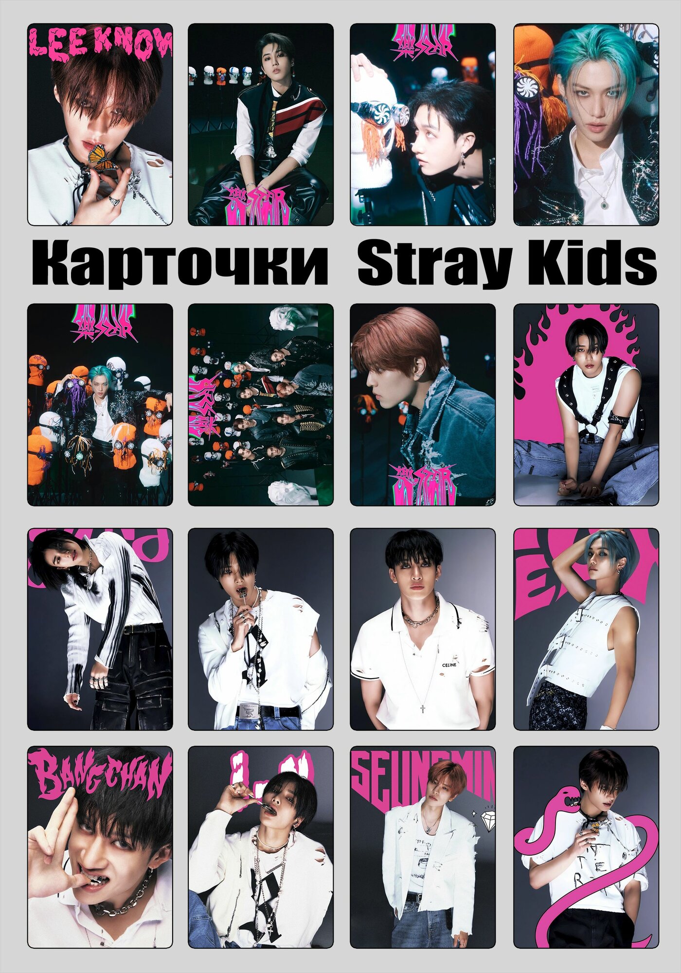 Карточки стрейкидс, Stray kids