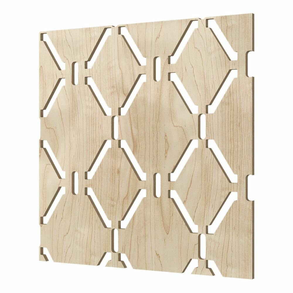 Перфорированная Панель Cosca Ажур ХДФ Клён В780хШ1400 мм / Коска.