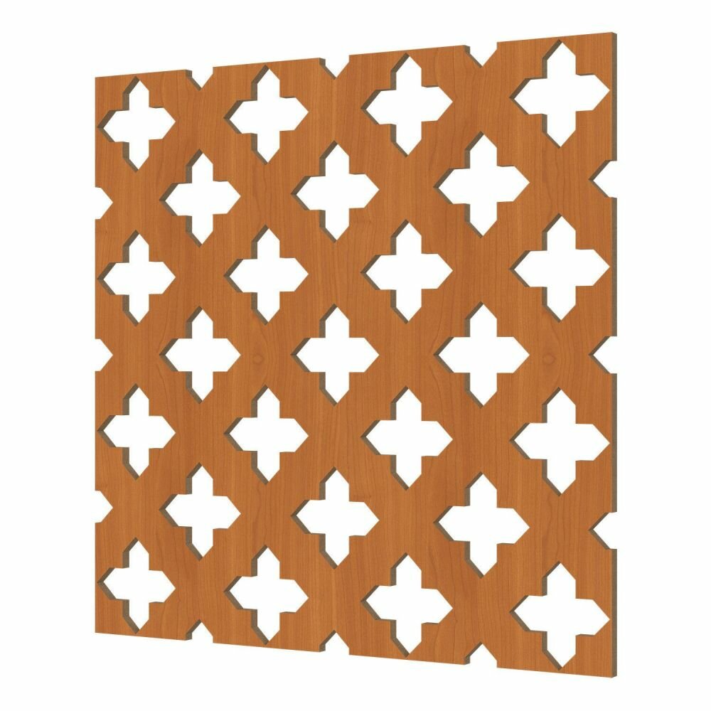 Перфорированная Панель Cosca Готика ХДФ Вишня В600хШ1200 мм / Коска.