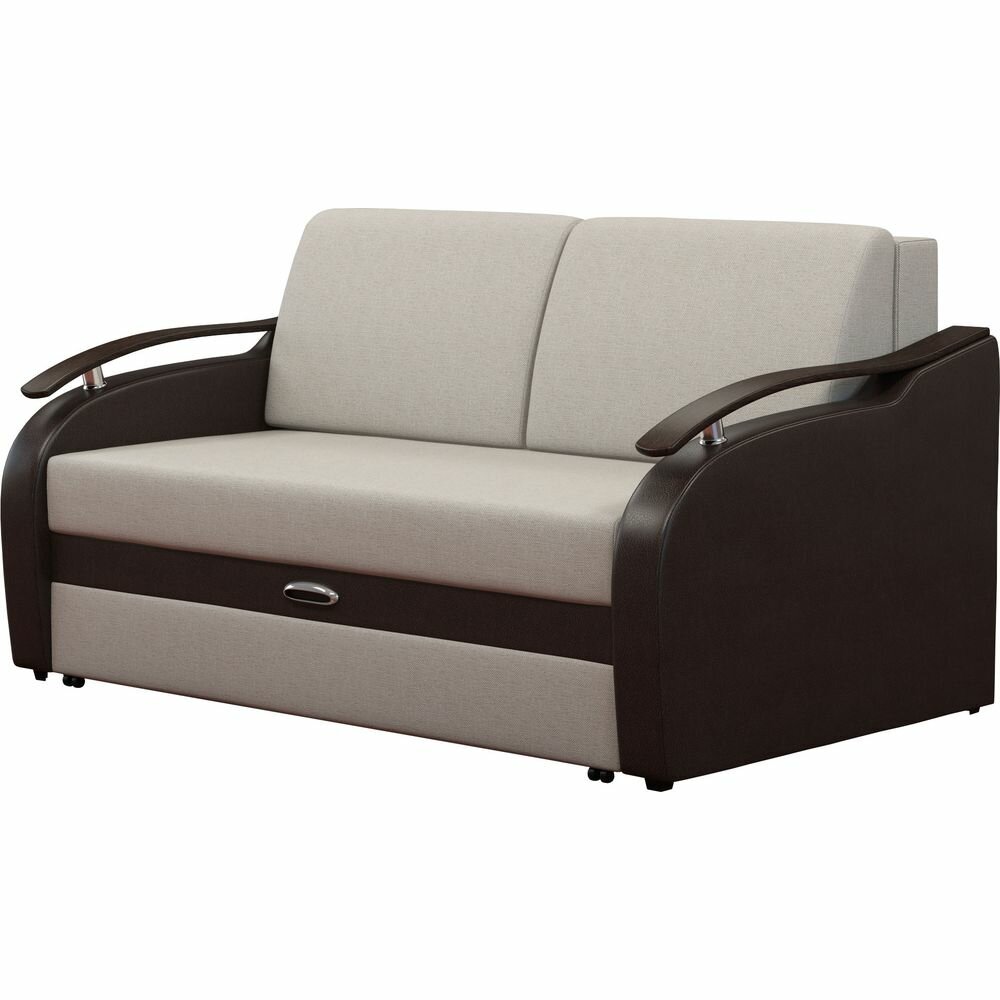 Выкатной диван МебелПром Наташа 140 ДН волна 10