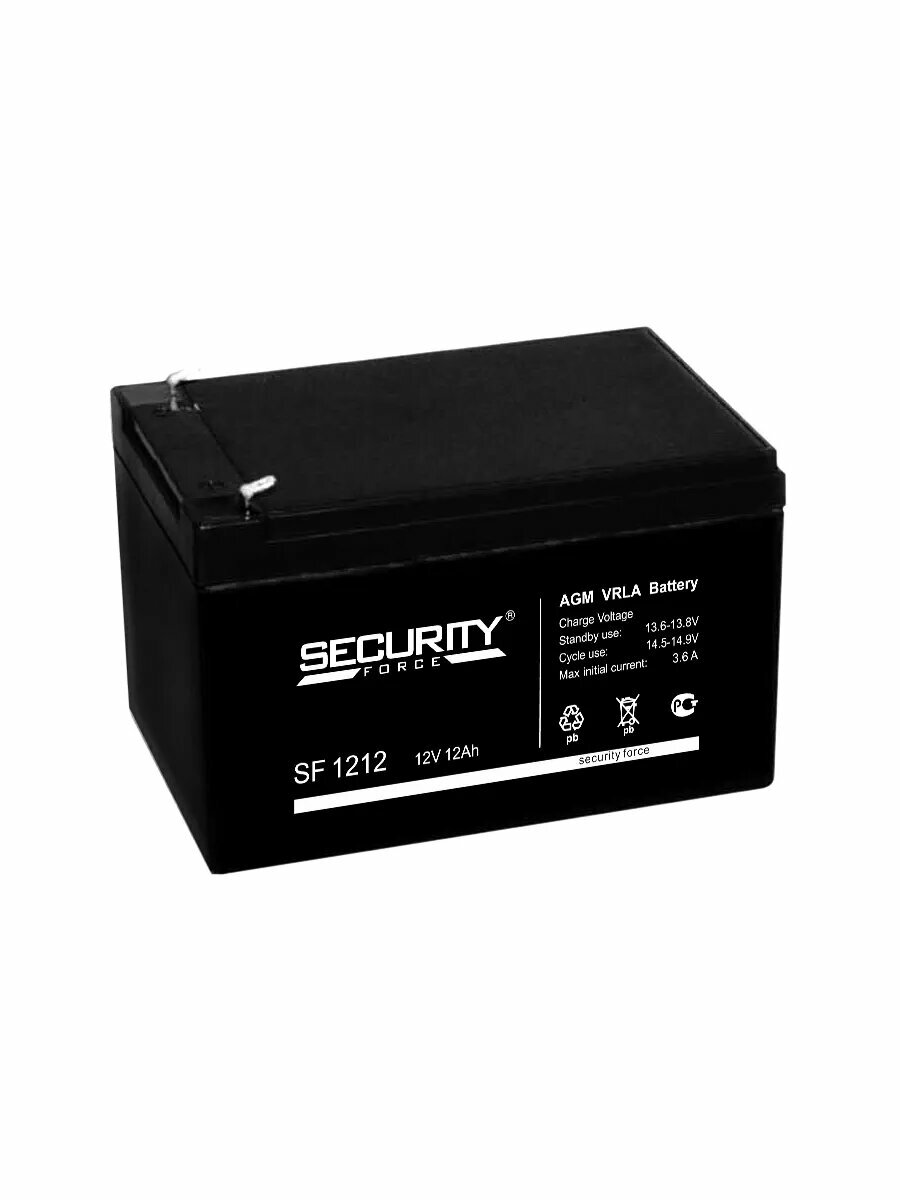 Аккумулятор Security Force 1212 12V 12Ач унив. пол.