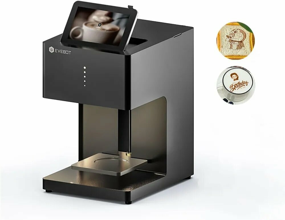 EVEBOT Принтер струйный Официальный оригинальный EVEBOT EB-PRO 3D автоматический пищевой принтер, черный матовый
