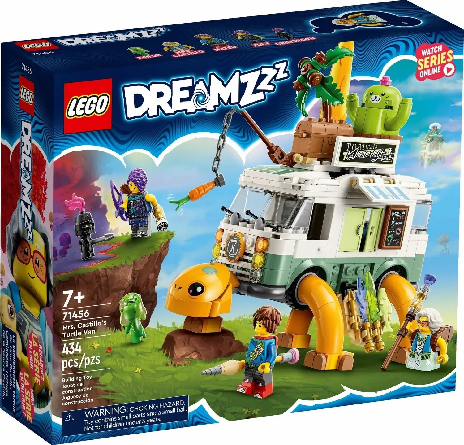 Конструктор LEGO Dreamzzz 71456 Черепаший фургон миссис Кастильо