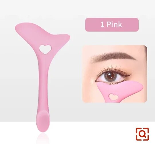Силиконовые трафареты для подводки глаз BXA 1pc pink