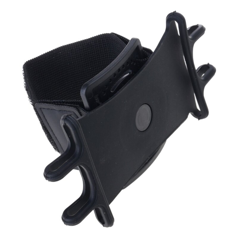 Спортивный держатель для мобильного телефона, для бега, езды на велосипеде, запястья, нарукавная повязка, эластичный поворот на 360 градусов