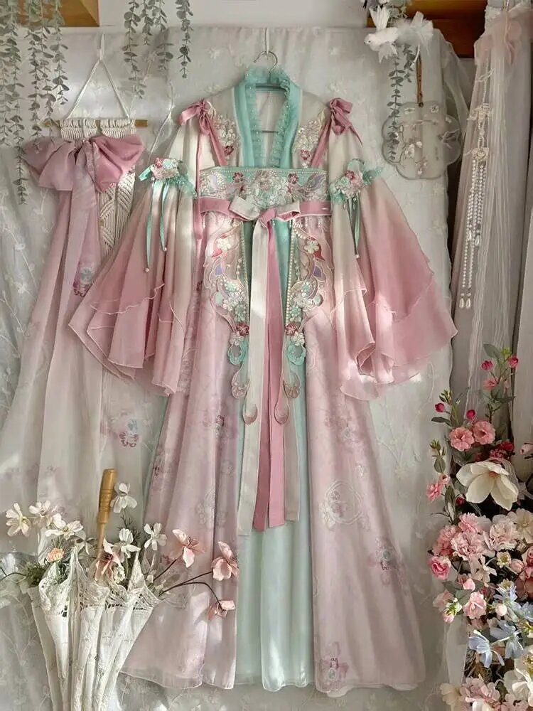 Женское платье Ханьфу принцессы династии Тан M, As Picture