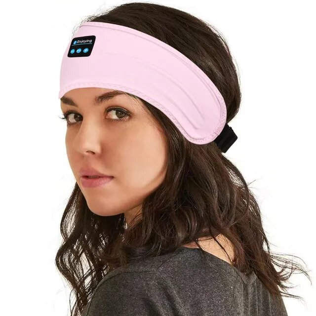 HYE Bluetooth Наушники Спортивная повязка на голову для сна Эластичные беспроводные наушники Музыкальная маска для глаз Беспроводные Bluetooth наушники Повязка на голову