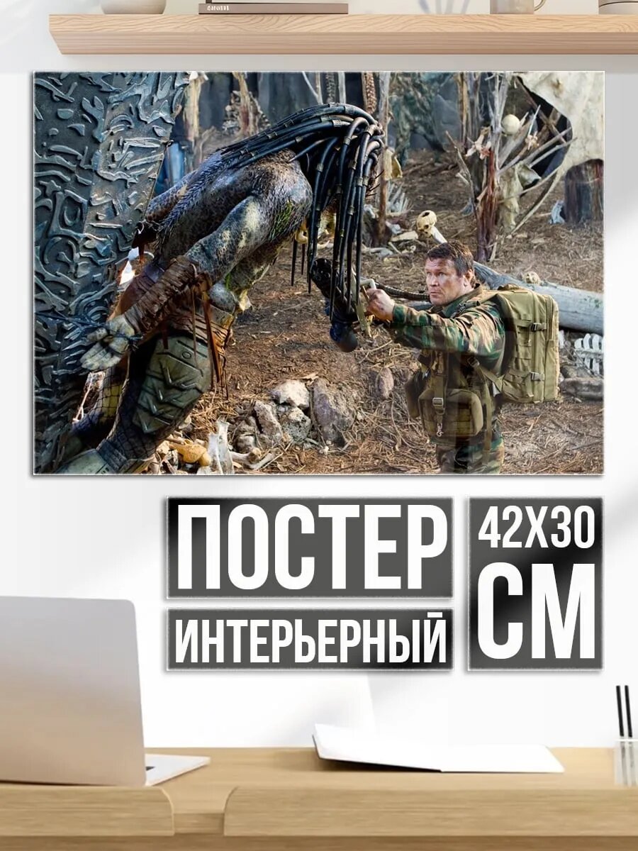 Плакат постер Охотник на хищника