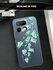 Силиконовый чехол на Realme 16 Pro / Реалме 16 Про с принтом Бирюзовая веточка с...