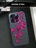Силиконовый чехол на Apple iPhone 15 Pro / Айфон 15 Про с принтом Яркая розовая ...