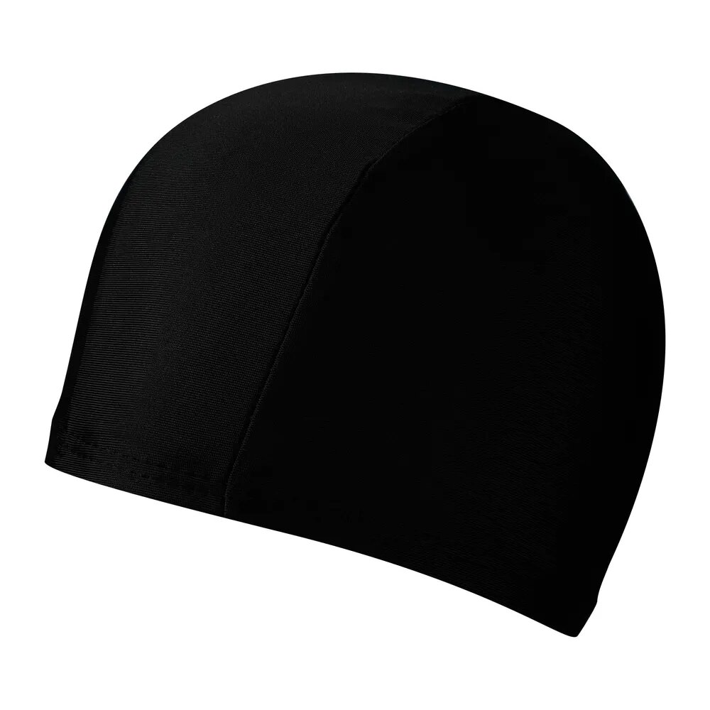 Шапочка для плавания текстильная Flat Ray Lycra Cap, цвет Черный.
