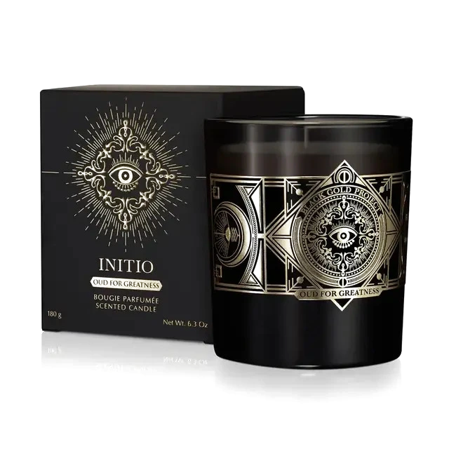 Инитио Уд Фо Грейтнесс - парфюмированная свеча для дома 180 гр / Oud For Greatness