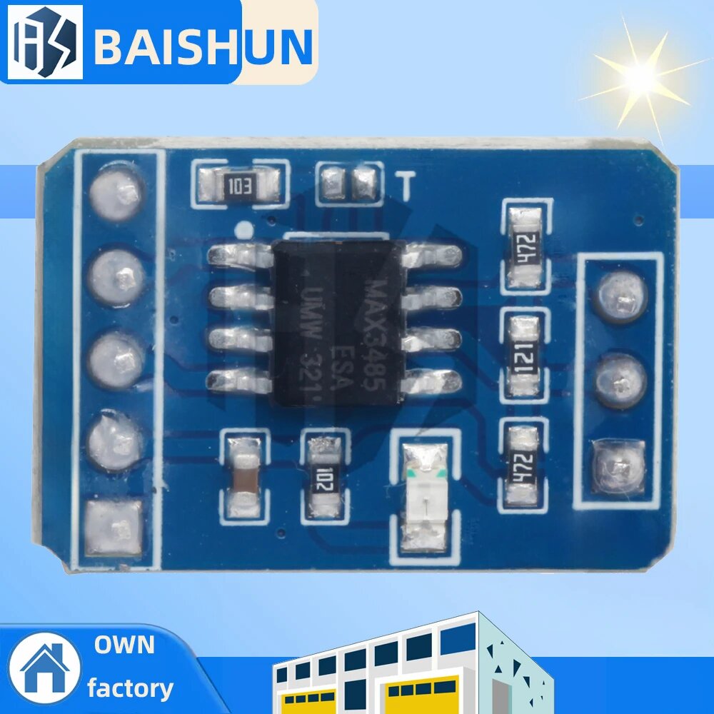 MAX3485 TTL-RS485 модуль Baishundianzi, 10PCS