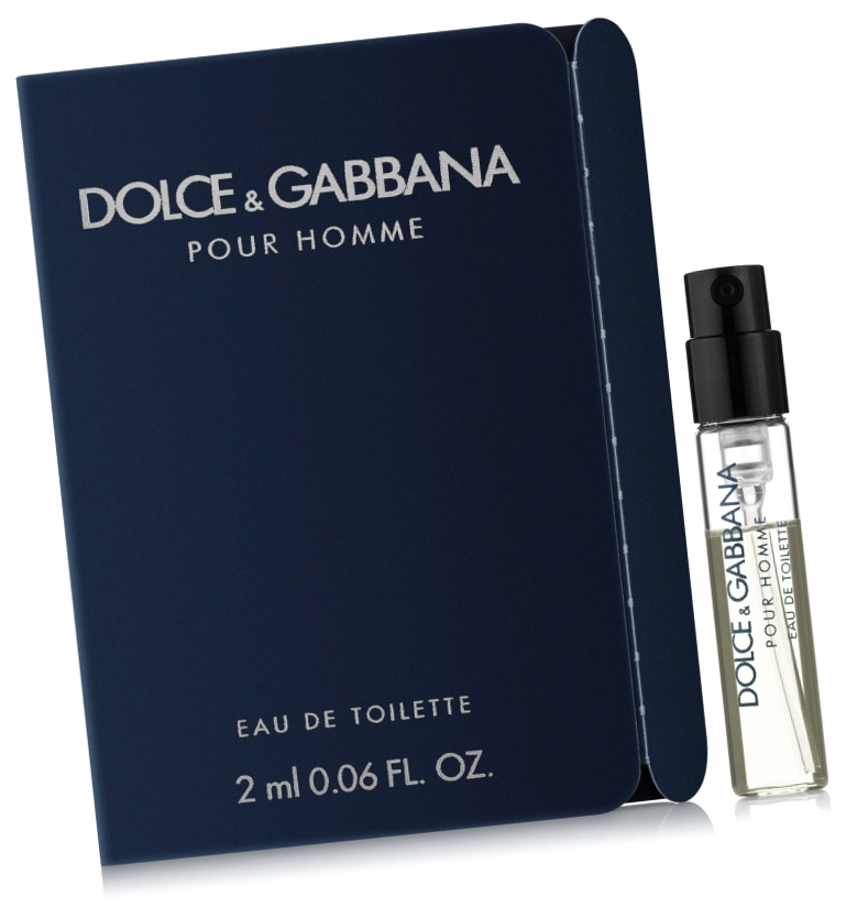 Dolce & Gabbana Pour Homme туалетная вода миниатюра 2 мл - Дольче Габбана Дольче Энд Габбана Пур Хом для мужчин