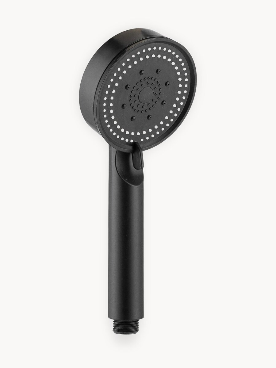 Лейка для душа Dikalan, 5-ти режимная, антиизвестковая, матовая, черная