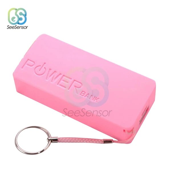 Power Bank розовый, 5600 мАч, SeeSensor