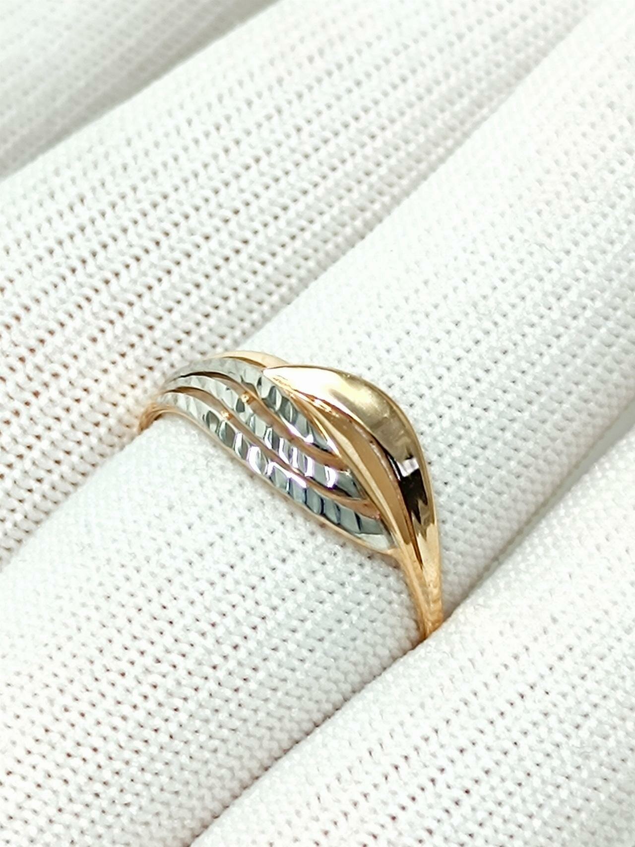 Кольцо, красное золото, 585 проба