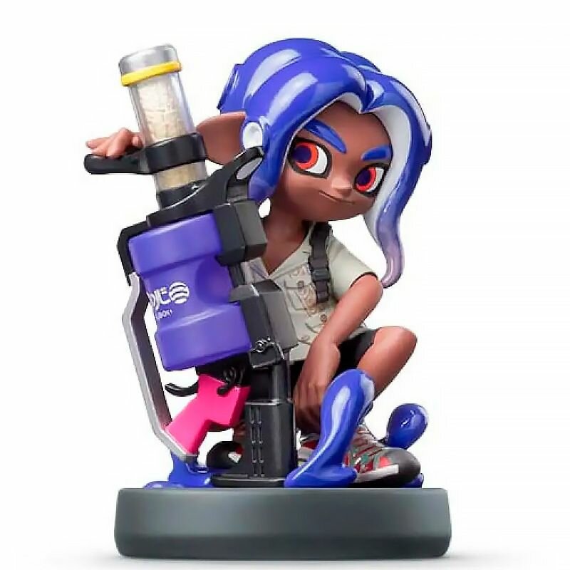 Amiibo. Фигурка Октолинг Синий / Octoling Blue (Splatoon Collection)