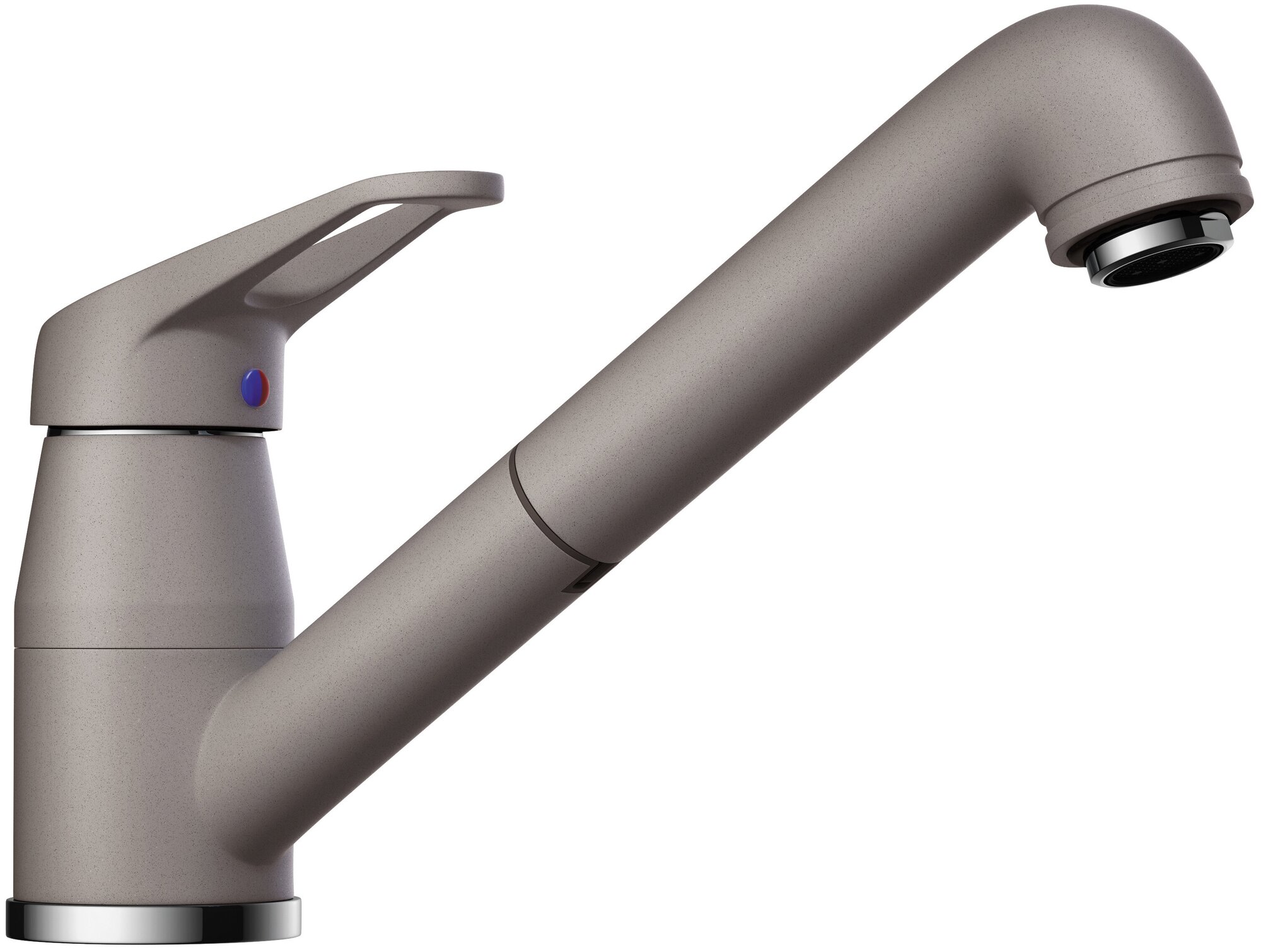 Смеситель для кухни (мойки) OMOIKIRI Смеситель для кухни с вытяжным шлангом OMOIKIRI Tateyama-S GR 4994176 серый