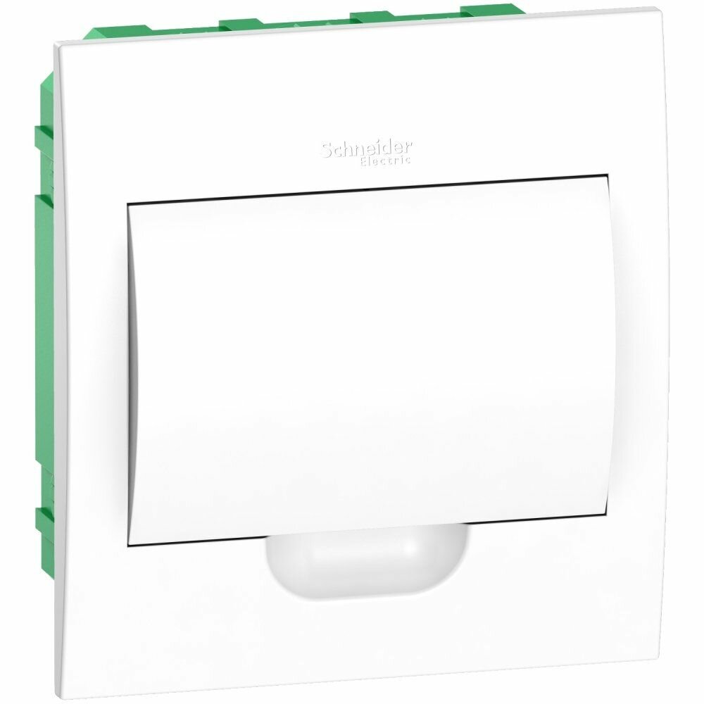 Шкаф встраиваемый с белой дверью 1ряд/8 модулей City9 Box Schneider Electric EZ9E108P2FRU