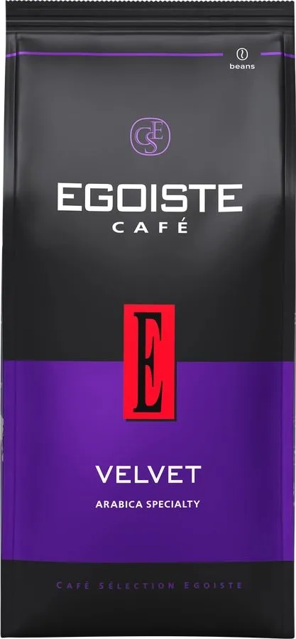Кофе в зернах "Egoiste Velvet", арабика, средняя обжарка, 800г