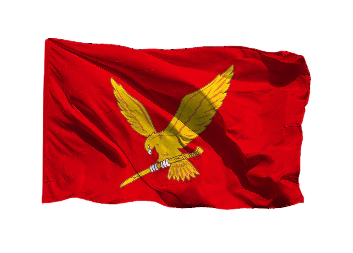 Флаг Тимашёвска на сетке, 70х105 см - для уличного флагштока