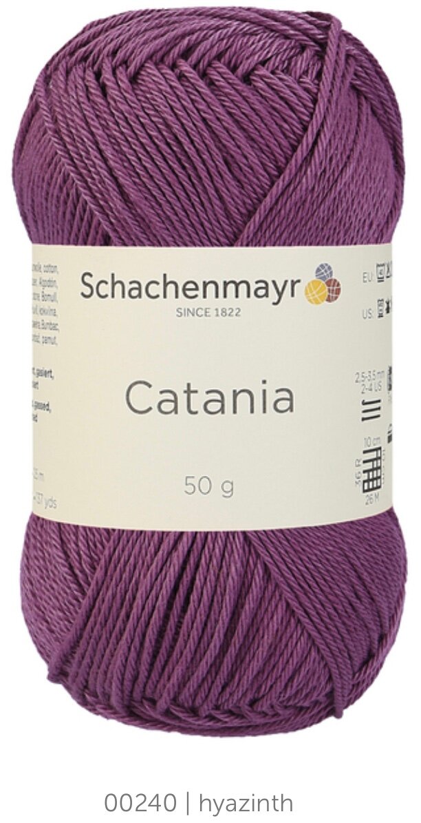 Catania /Катания/ пряжа Schachenmayr Originals, MEZ, 9801210 (00240, hyazinth (гиацинт), фиолетовый)