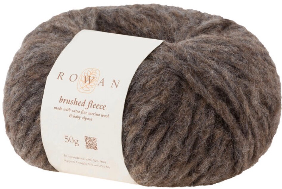 Brushed Fleece /Брашт Флис/ пряжа Rowan, 9802176 (254, tarn (каровое озеро), коричневый)