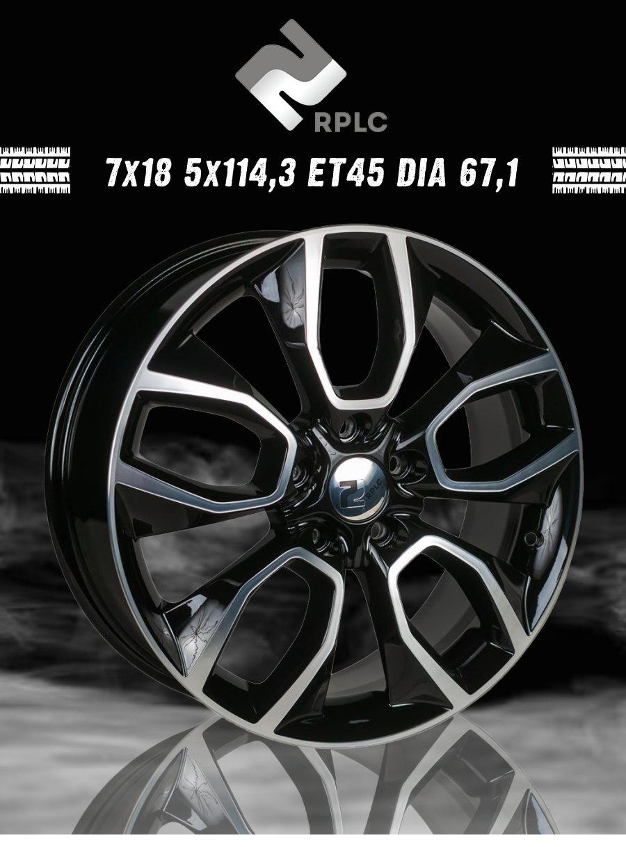 Диски автомобильные RPLC (Вектор) MA202 7x18 5x114,3 ET45 67,1 BFP