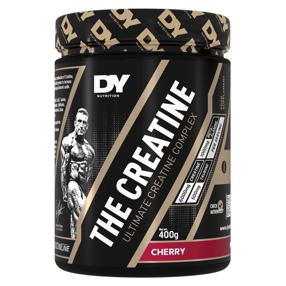 Комплекс: Креатин Моногидрат; Витамины группы В, Таурин и В - Аланин. Dorian Yates The Creatine Ultimate Creatine Complex, 400 г, Вкус клубника.