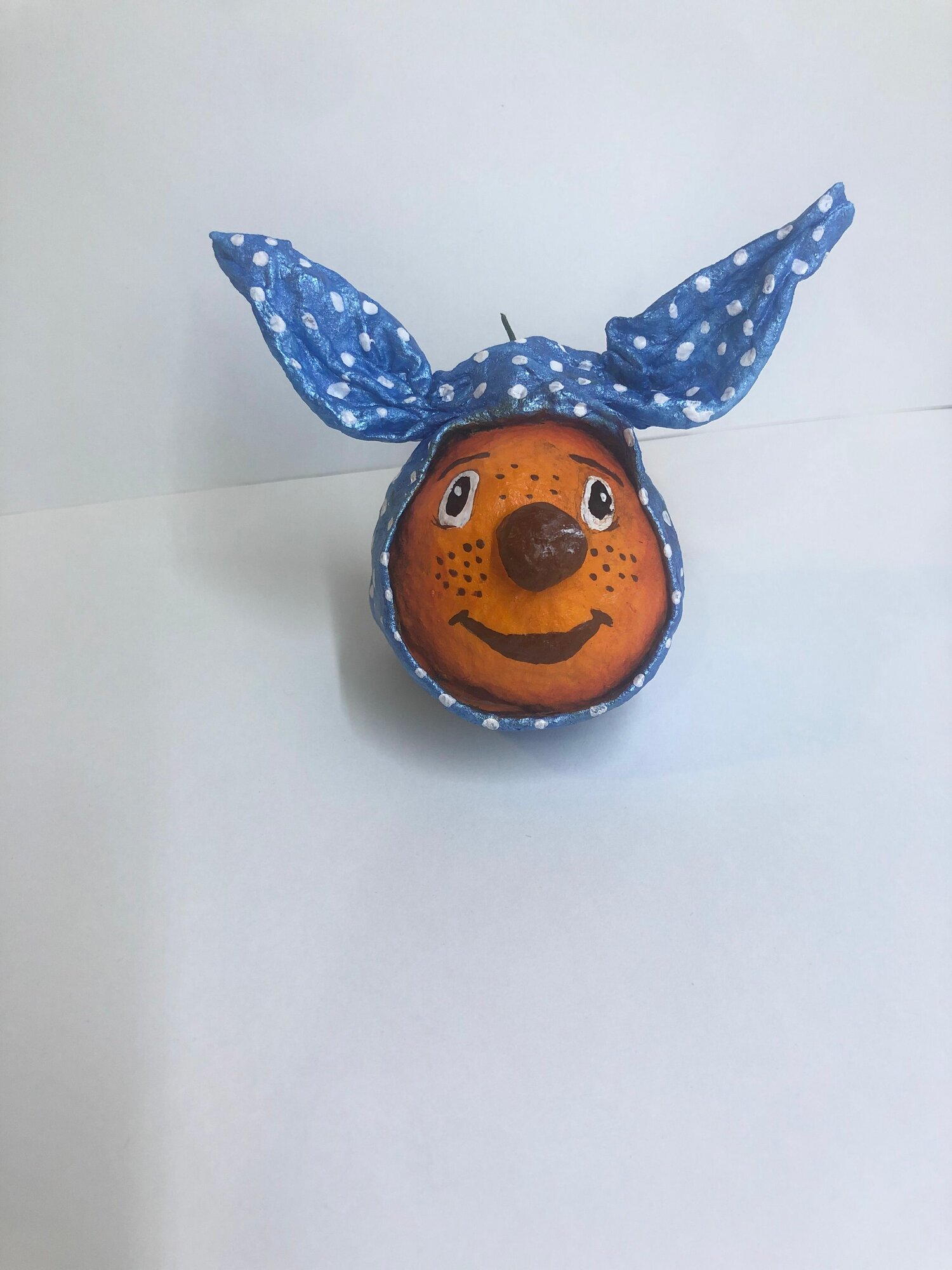 Ватная игрушка "Колобок" 10см