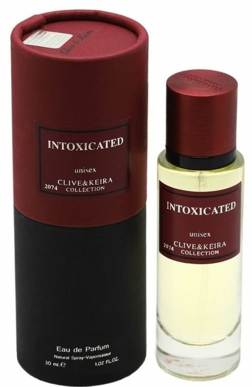 Парфюмерная вода Clive & Keira 2074 Intoxicated унисекс духи женские, туалетная вода женская , 30 мл