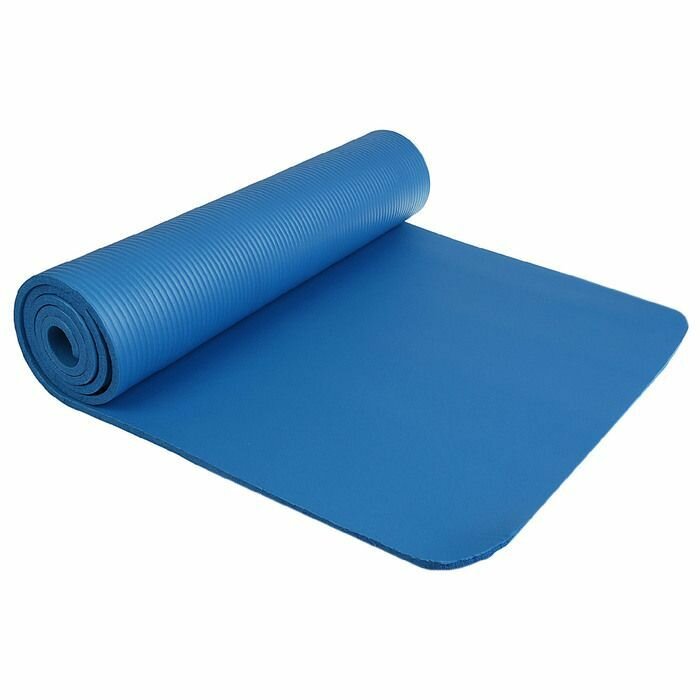 Коврик гимнастический Zevs, 183*62 PREMIUM ПВХ толщина 1см с чехлом и лямками для переноски