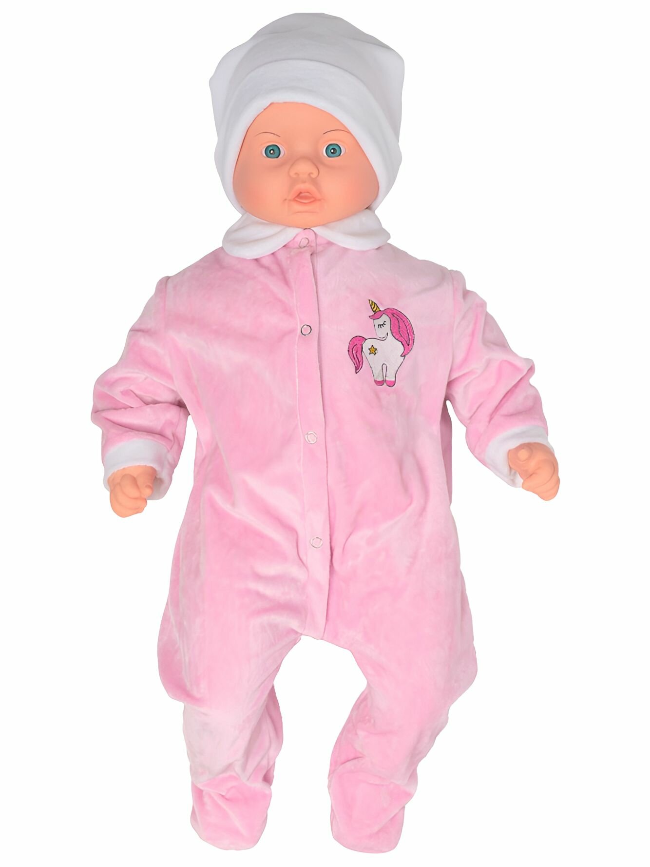 Кукла пупс "Анечка 6", большая классическая куколка-карапуз для девочек, игрушечный младенец с одеждой для сюжетно-ролевых игр, развивающая игрушка для малышей, 62 см.