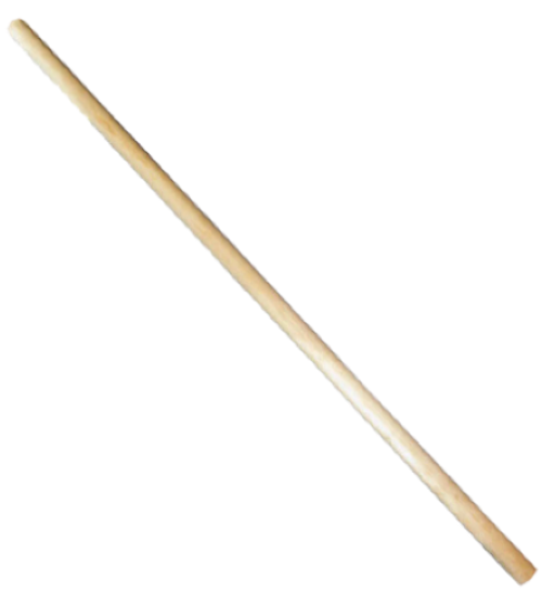 Черенок для садового инвентаря, шлифованный, деревянный, 1200мм, диаметр 32мм / садовый инструмент