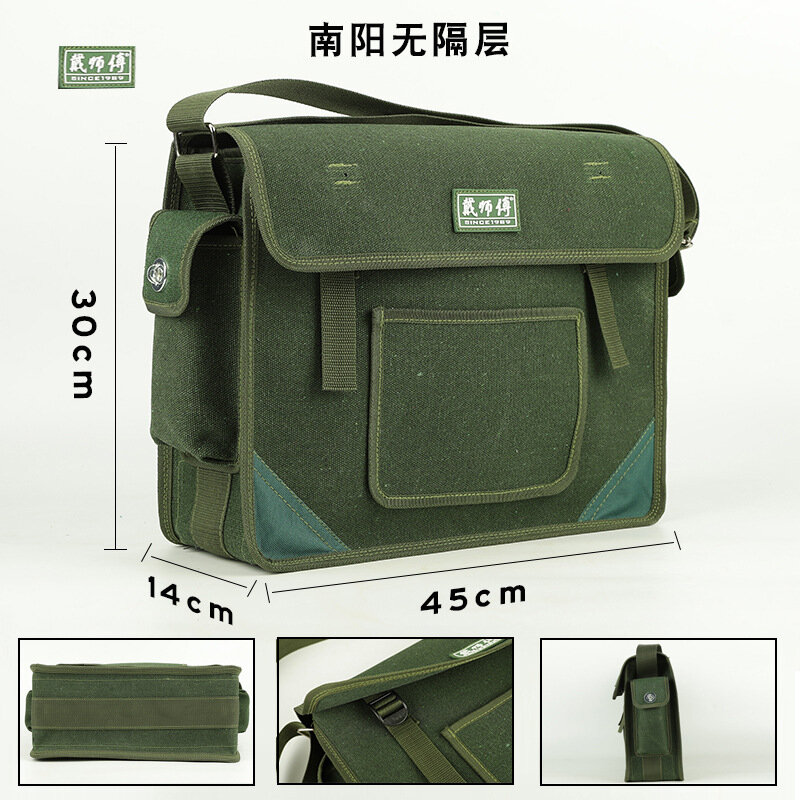 Сумка для инструментов электрика, из холста, утолщенная, многофункциональная, для ремонта и монтажа, износостойкая, портативная, небольшого размера, специально для работы с деревом.