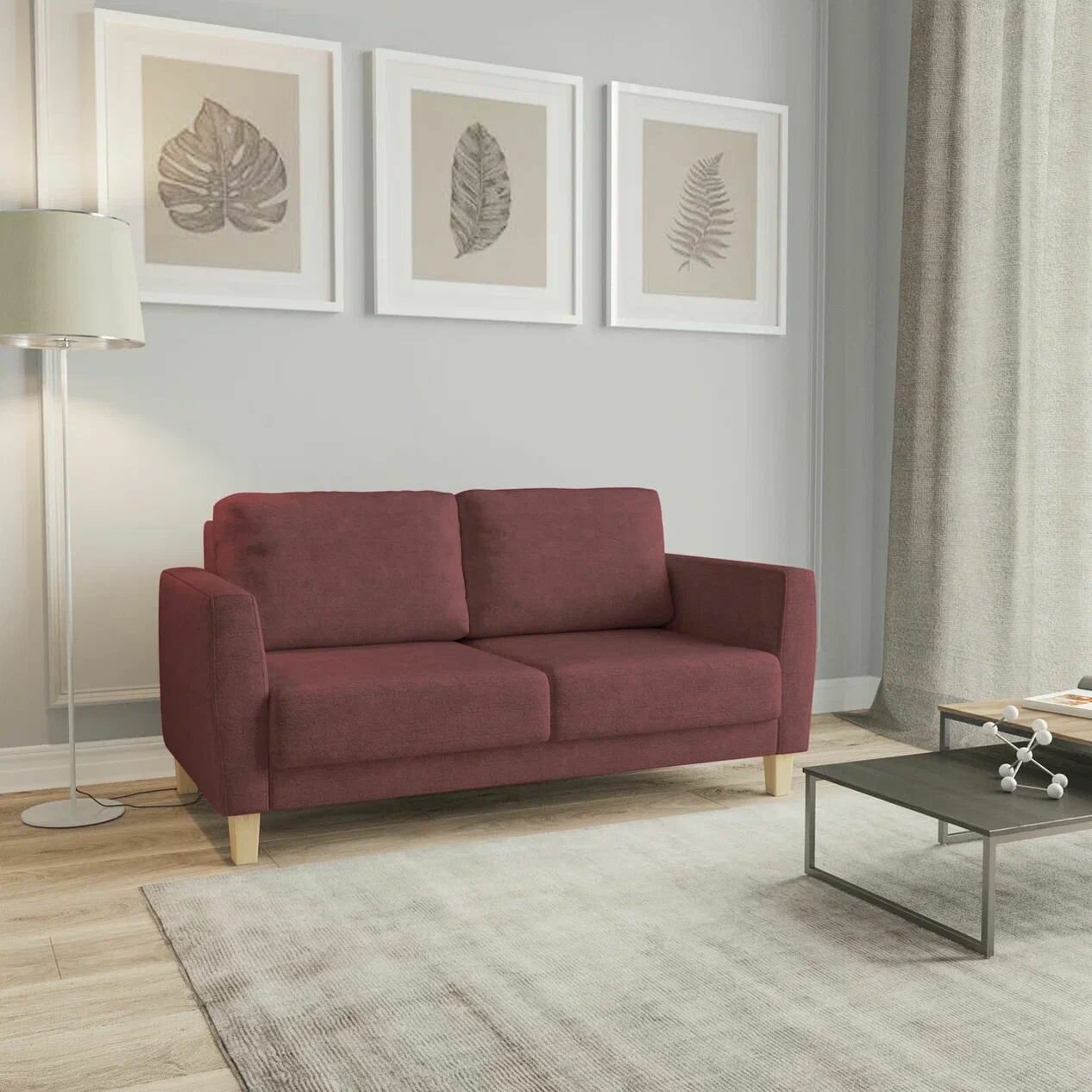 Диван-кровать 2х местный OSLO, механизм Пантограф, 176х98х96 см