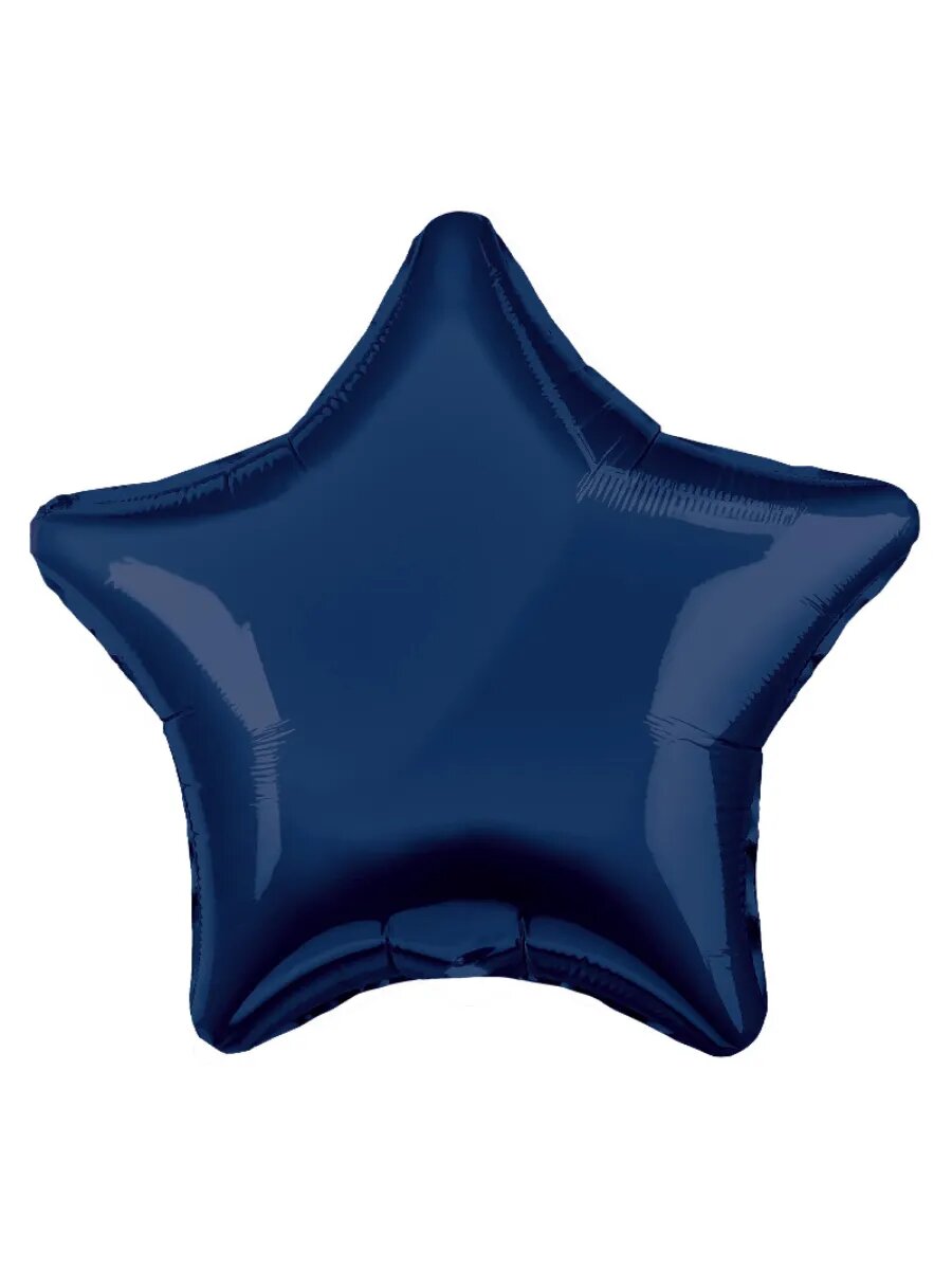 Звезда Сапфир, фольгированный шар (19"/48 см ) 1 шт. / AGURA, Россия
