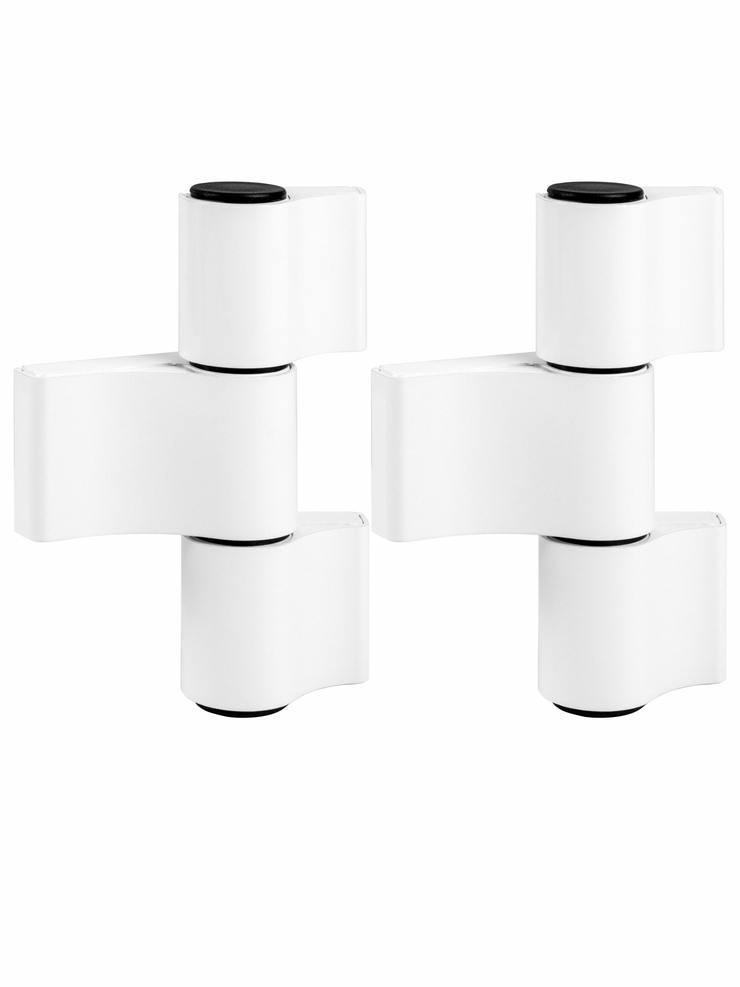 Петли дверные Punto IN-U3B1-150A (RAL 9016) (анкерная) белый (1 пара)