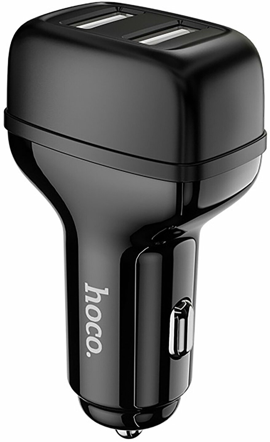 Автомобильное зарядное устройство Hoco Z36 Leader dual port car charger Черный