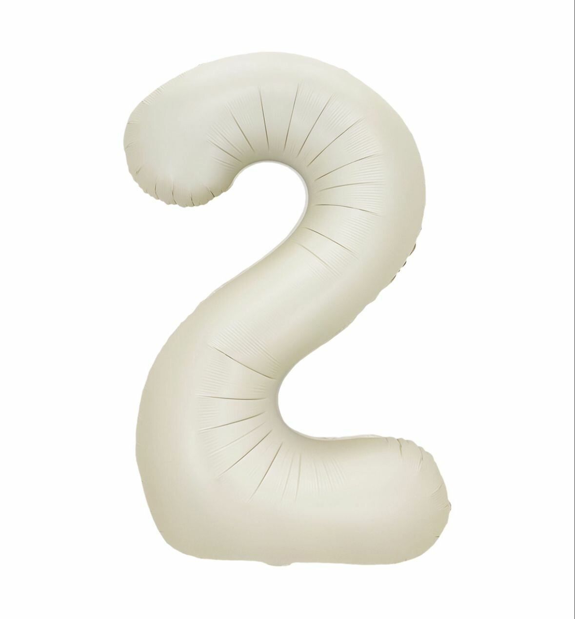 Шар цифра 2, белый песок, (32 дюйма /81 см), 1 шт