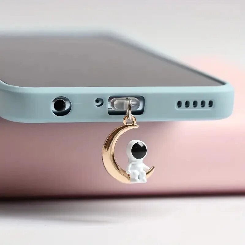 Пылезащитная заглушка для телефона Star Moon Cross, подвеска для IPhone, аксессуары для Huawei Android, украшения Micro USB, пылезащитная заглушка для порта Type-C