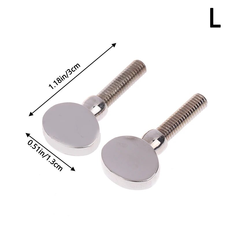 Винты для саксофона, серебристые, 2 шт, Color: L Silver