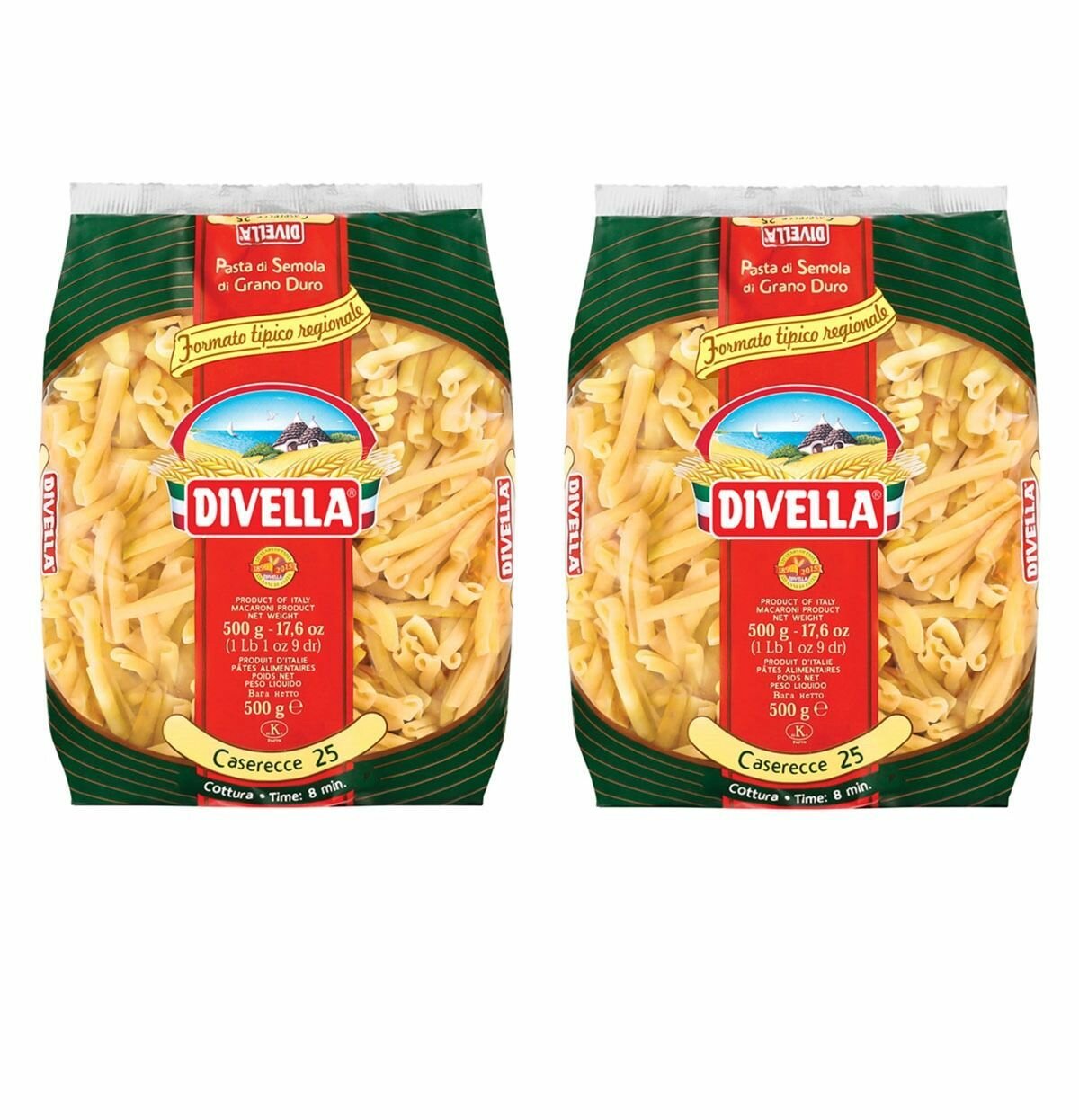 Divella Паста Казаречче 500гр (Набор из 2шт)