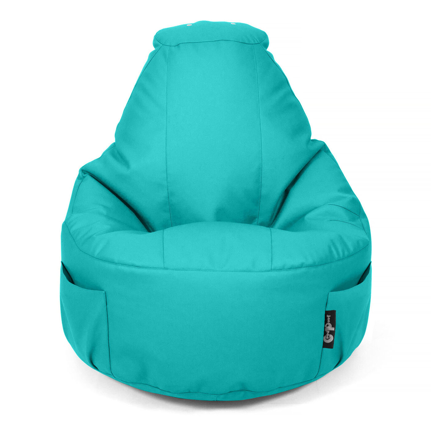 Кресло мешок банан Комфорт GoodPoof Экокожа Бирюзовый