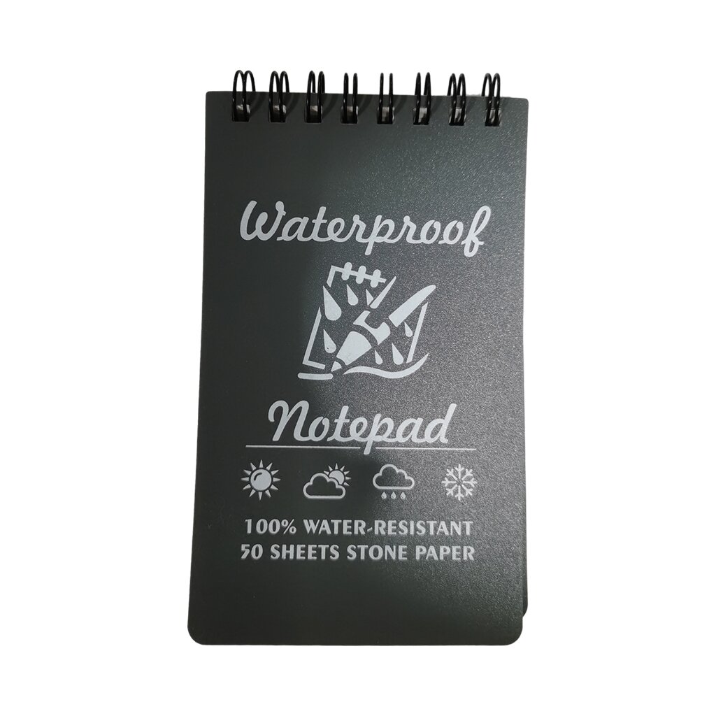 Водонепроницаемый Карманный Блокнот Всепогодные Спирали Блокнот Полевой Блокнот для заметок Пиши под дождем Блокнот