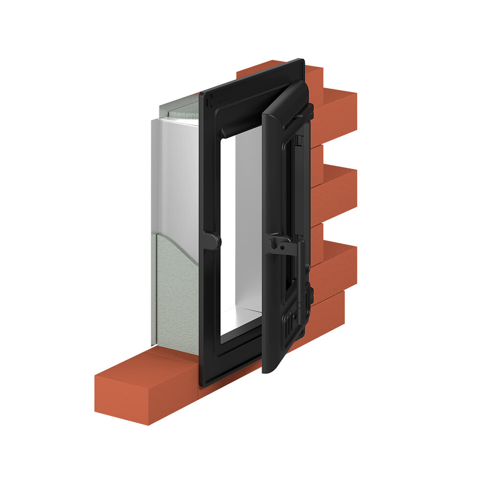 Тоннель монтажный эверест 310, 249х412х120см для печных и каминных дверок