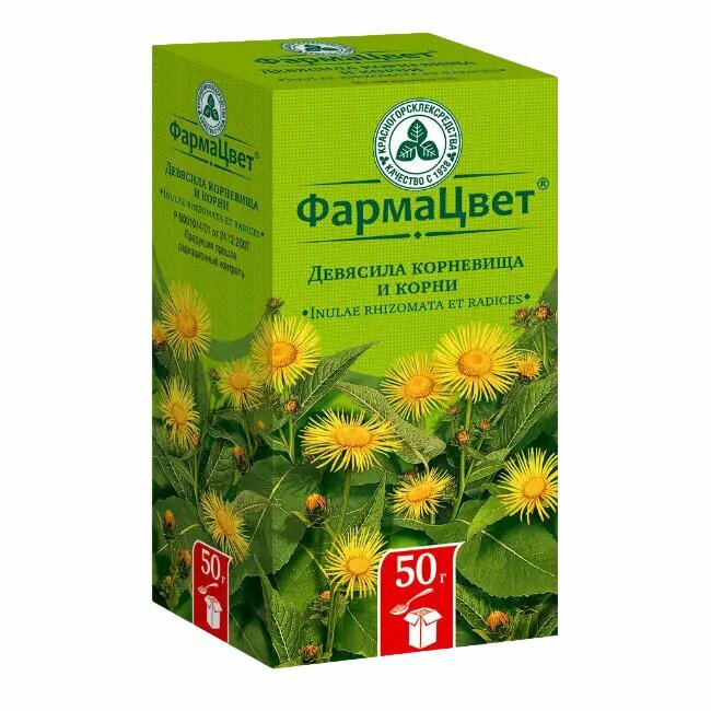 Девясила корневища и корни корневища и корни измельченные пачка 50 г 1 шт