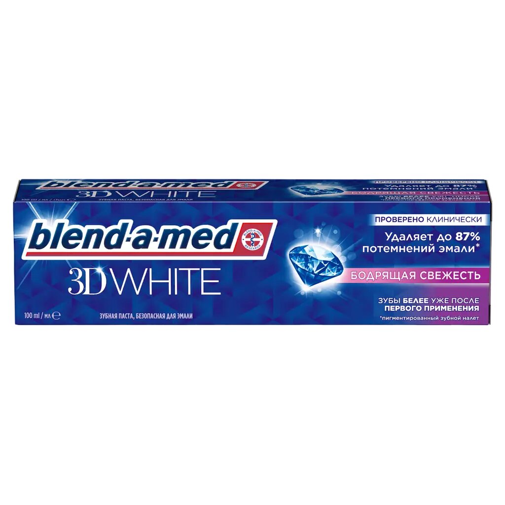 Blend-a-Med Зубная паста 3D White Бодрящая свежесть 100мл